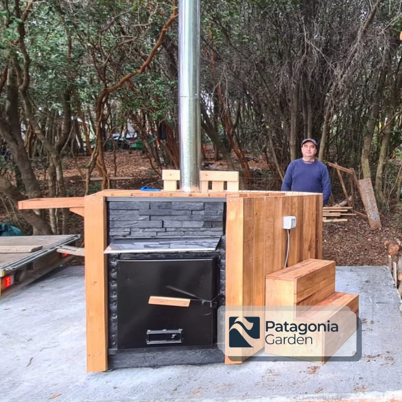 TINA CALIENTE NEW160 Caldera STOVE Glv. 1.500 litros 6 personas ...